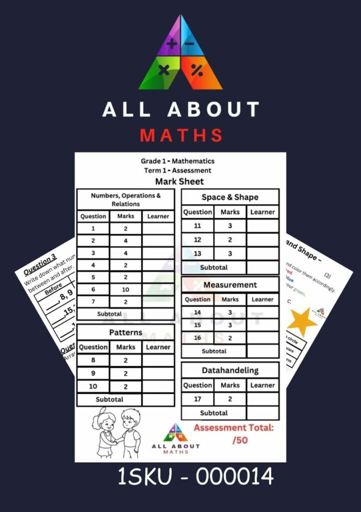 Grade 1 Term 1 Assessment