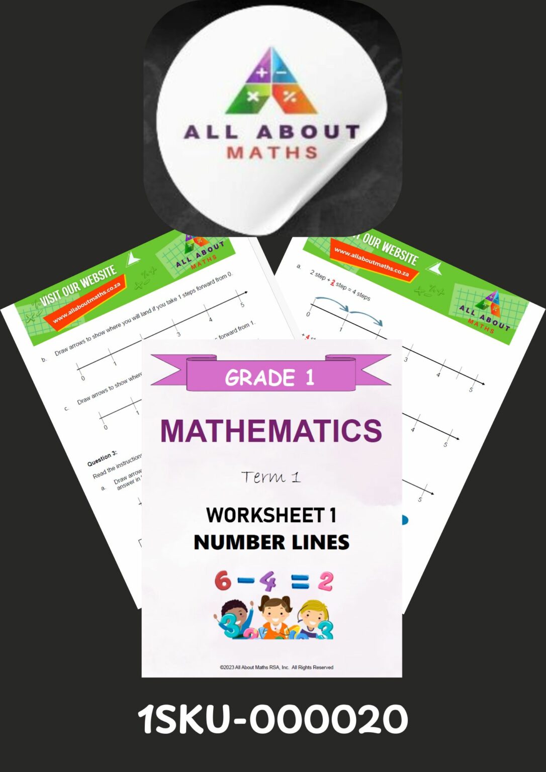 Grade 1 Term 1 Number Line Worksheet (2025 Edition)