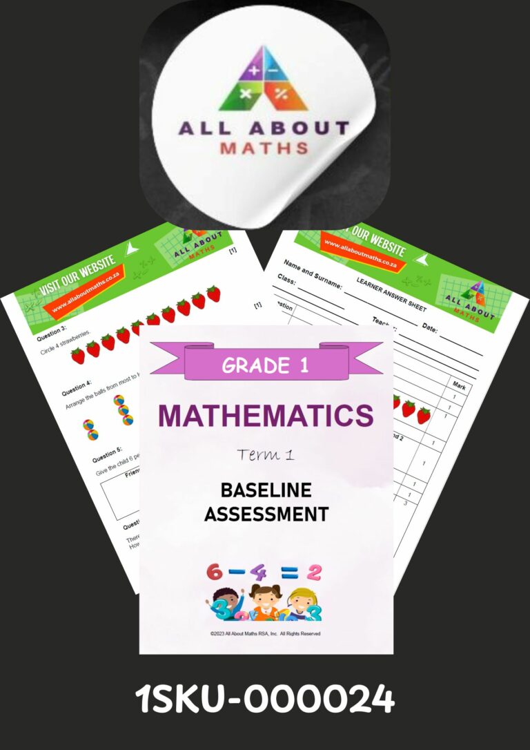 Grade 1 Term 1 Baseline Assessment (2025 Edition)