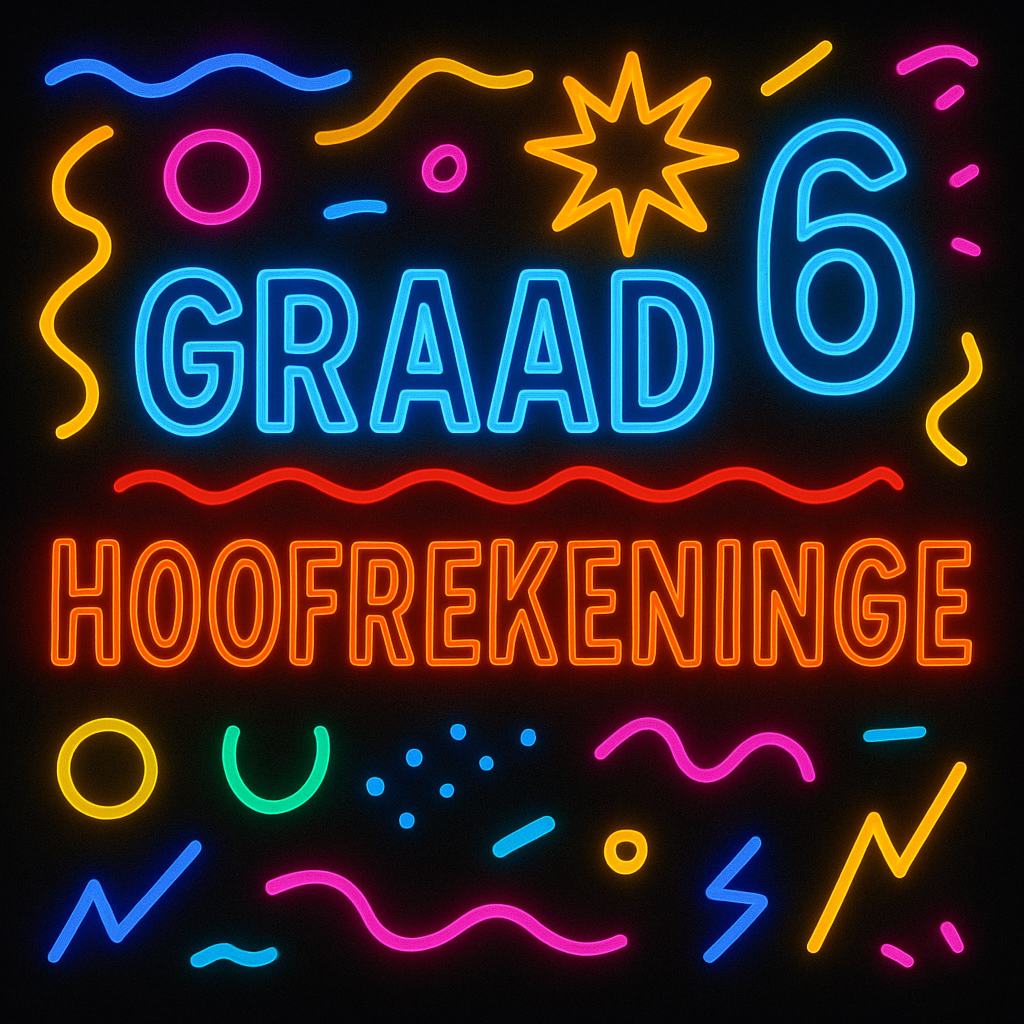 HOOFREKENINGE TOETSE - All About Maths