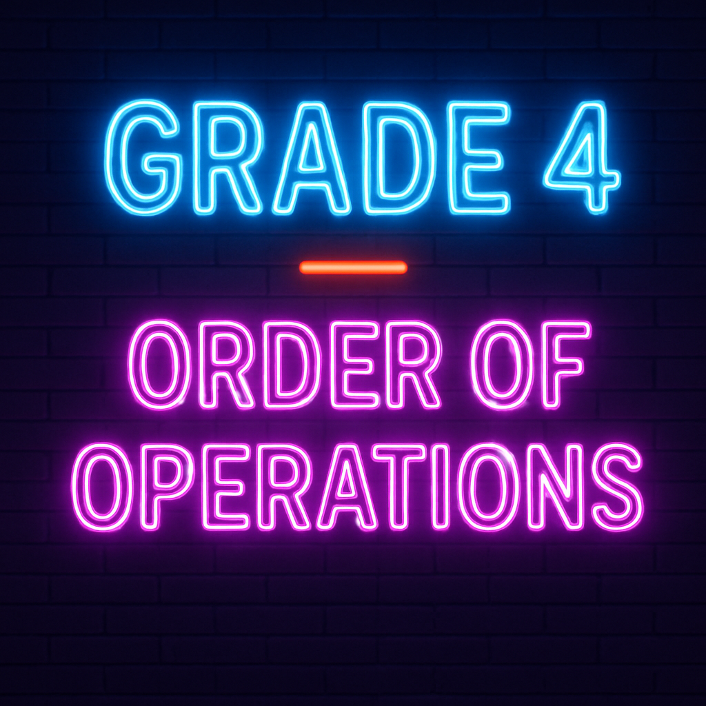 ORDER OF OPERATIONS - All About Maths