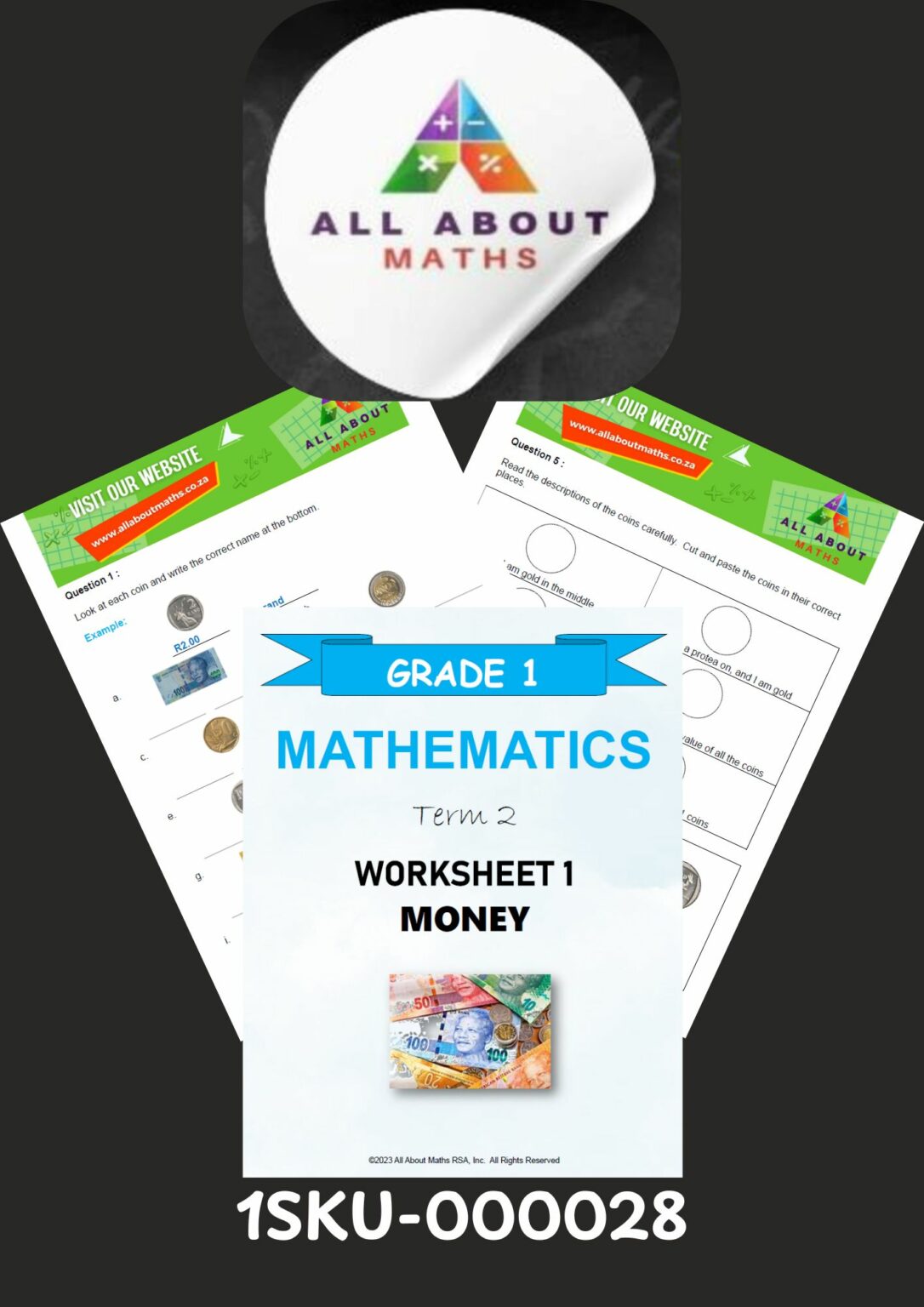 Grade 1 Term 2 Worksheet – Money